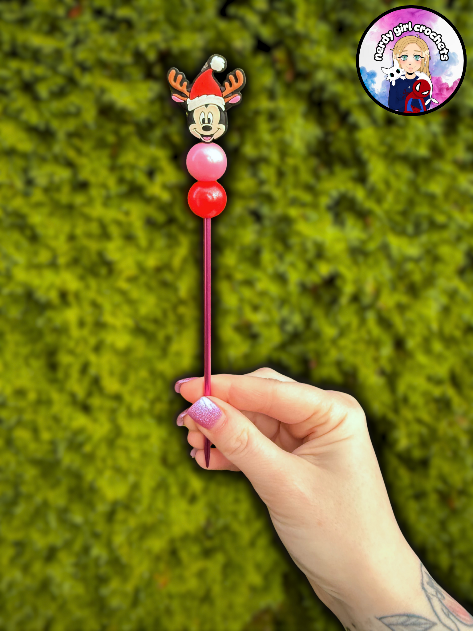 Mouse Christmas Sewing Stick – Nerdy Girl Crochets